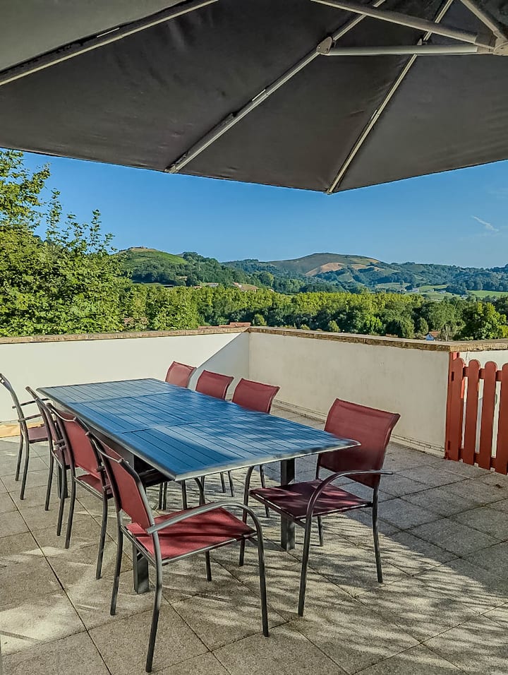 Duplex 3 Chambres, Terrasse Et Vue Exceptionnelle - Ascain