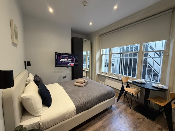 (34/f03)modern Studio Zone 1 Notting Hill+ Wi-fi - Fulham