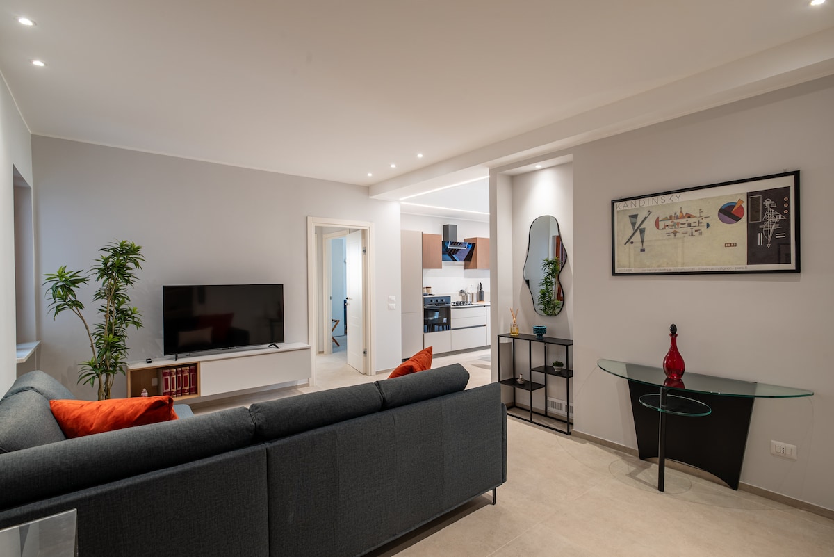 Design Apartment 200m from the Sea with Terrace - Airbnb