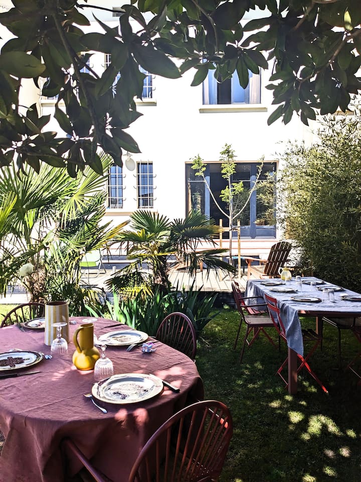Maison De Charme 200 M² Jardin - Métro – 10 Pers - Toulouse