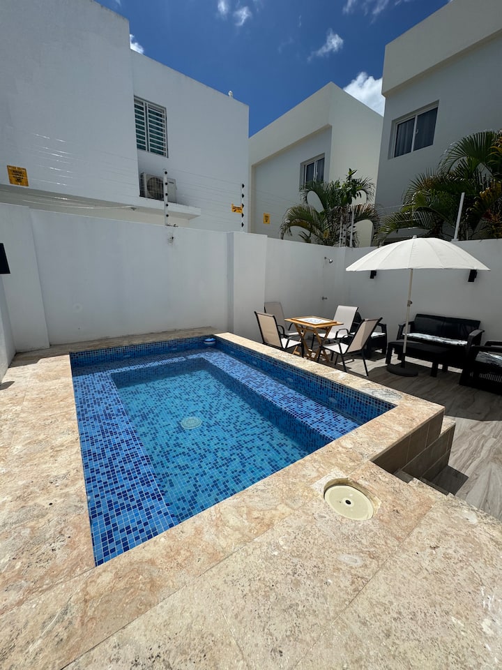 Acogedora Villa En Pc-picuzzi Privado-2 Huéspedes - Punta Cana