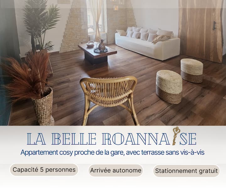 Roanne - Près De La Gare - Appart' 80m2 - 5pers - Roanne