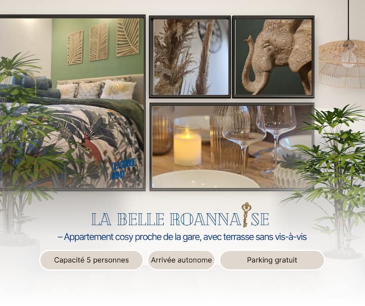 Roanne - Près De La Gare - Appart' 80m2 - 5pers - Mably