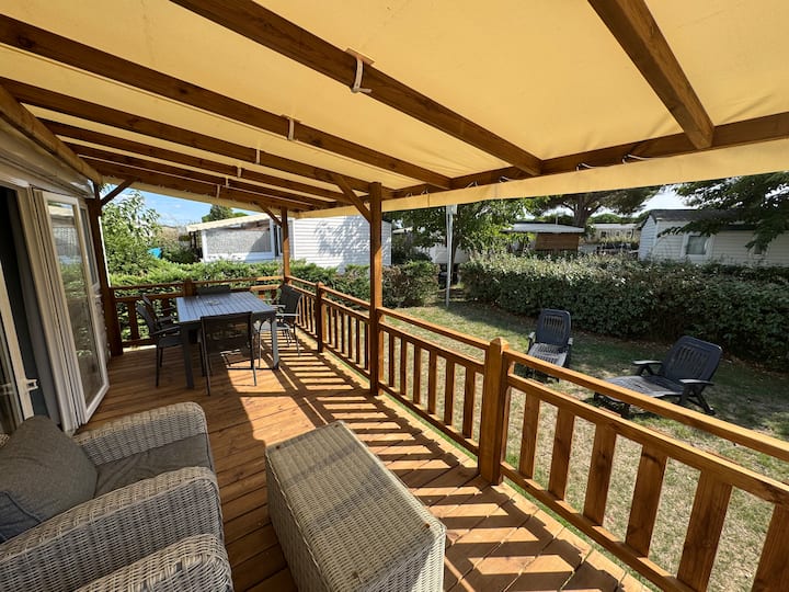 Bungalow 198, Wifi, Camping Siblu Lac Des Rêves - Lattes