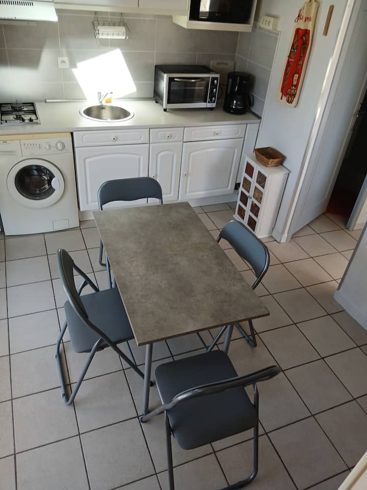 Maison Climatisée 4/5 Personnes Avec Parking Privé - Sérignan Plage