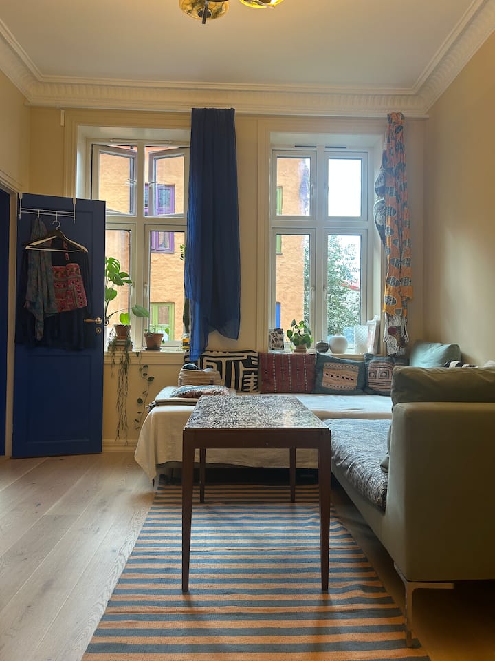 Fargerik Leilighet På Grunerløkka - Oslo