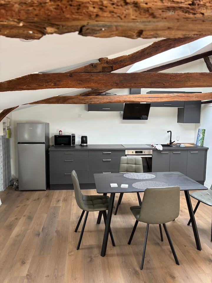 Grand Studio 4 Pers - Lumineux - Proche Centre - Angers