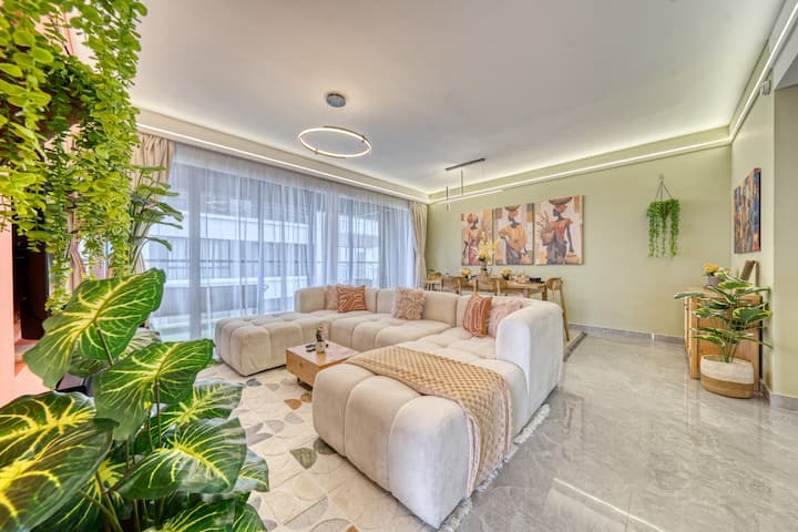 Bohemian African Theme 2 Bedroom - Prime Location! - Nairobi