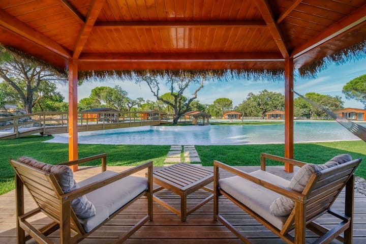 Bungalow Frente Nova Piscina (Frutas Tropicais) - Montargil