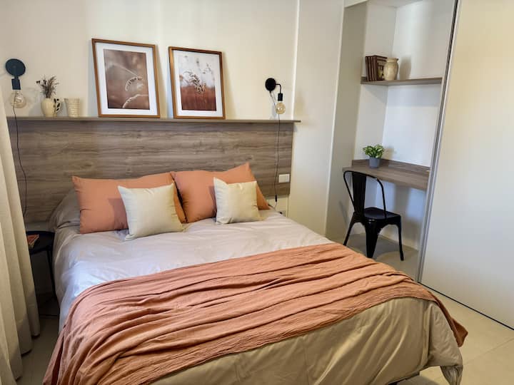 Dpto. Moderno En El Centro Con Escritorio Y Wifi - Villa Carlos Paz