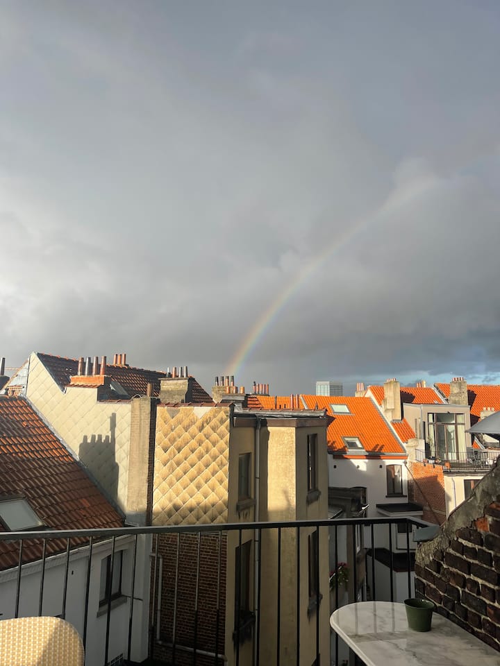 Charming Duplex With Big Terrace - Brüsszel