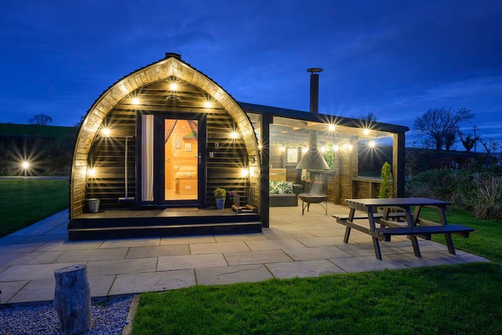 Waitby Glamping Pod With Covered Outside Area - Kirkby Stephen
