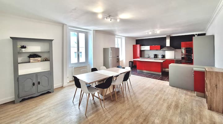 Spacieux Duplex Dans Le Centre Ville/10 Personnes - Saint-Michel-Chef-Chef
