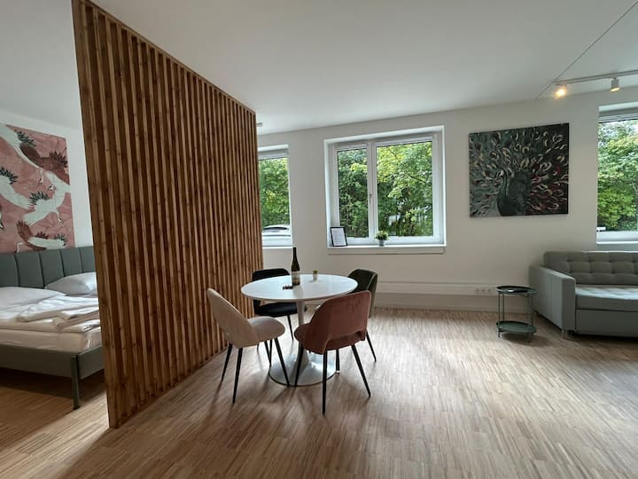 Deluxe Apartment 6 Perfect For 2-4 Kitchen Parking - Eching