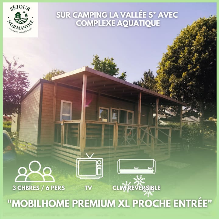 Houlgate Mh Xl Premium 6pers 3chbres Camping 5* - Houlgate