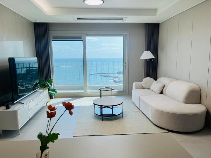 Op1)17-3 탁 트인 4bay 모든 방 Full 오션뷰•깨끗한 감성 •신규 스위첸마티에 - 釜山