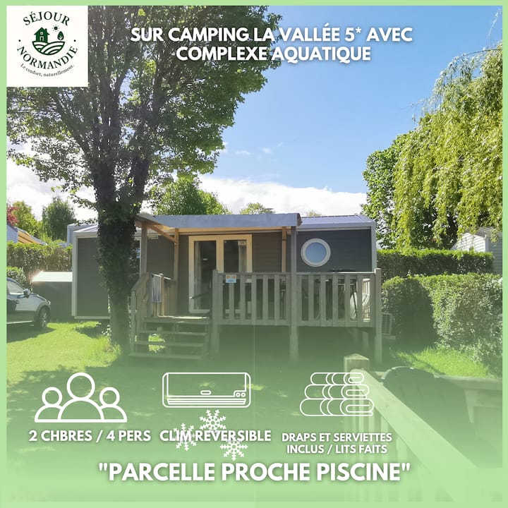 Houlgate Camping 5* Mh Cosy 2 Chbres 4 Pers - Houlgate