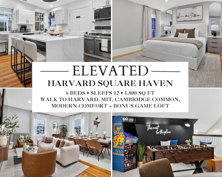 New Harvard Square Haven | Rooftop + Game Room - Boston, MA
