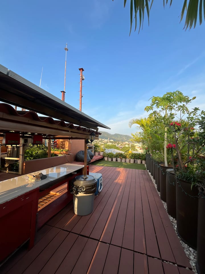 Centrico Parking Alberca Cocina Vista De La Ciudad - Zihuatanejo