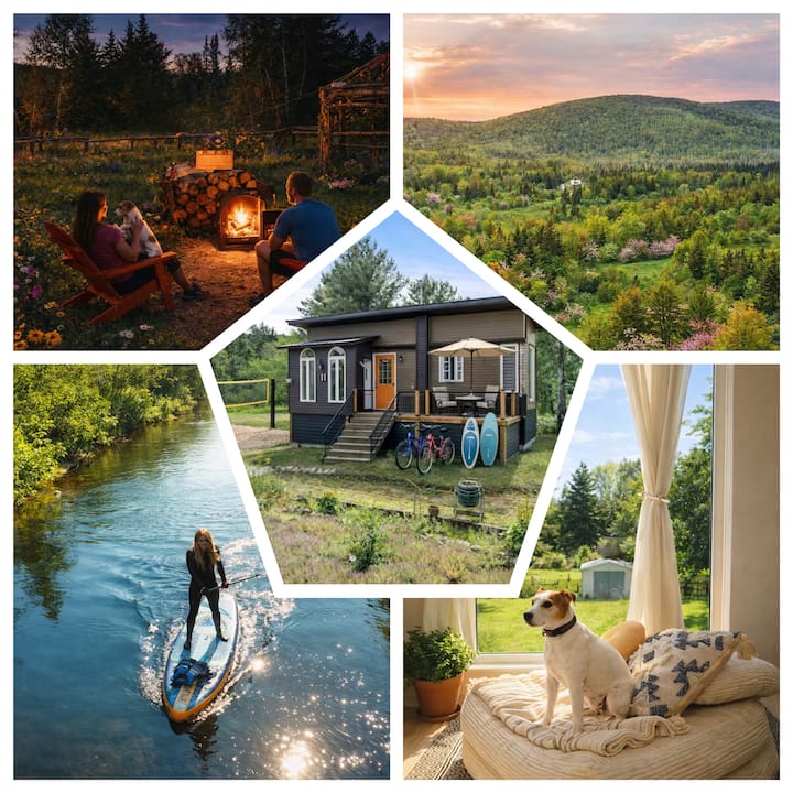 Retraite Stylisée En Forêt +Feu+animaux Bienvenue - Québec