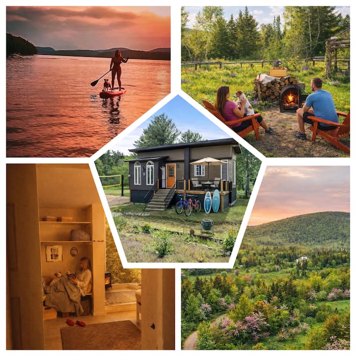 Retraite Stylisée En Forêt +Feu+animaux Bienvenue - Quebec