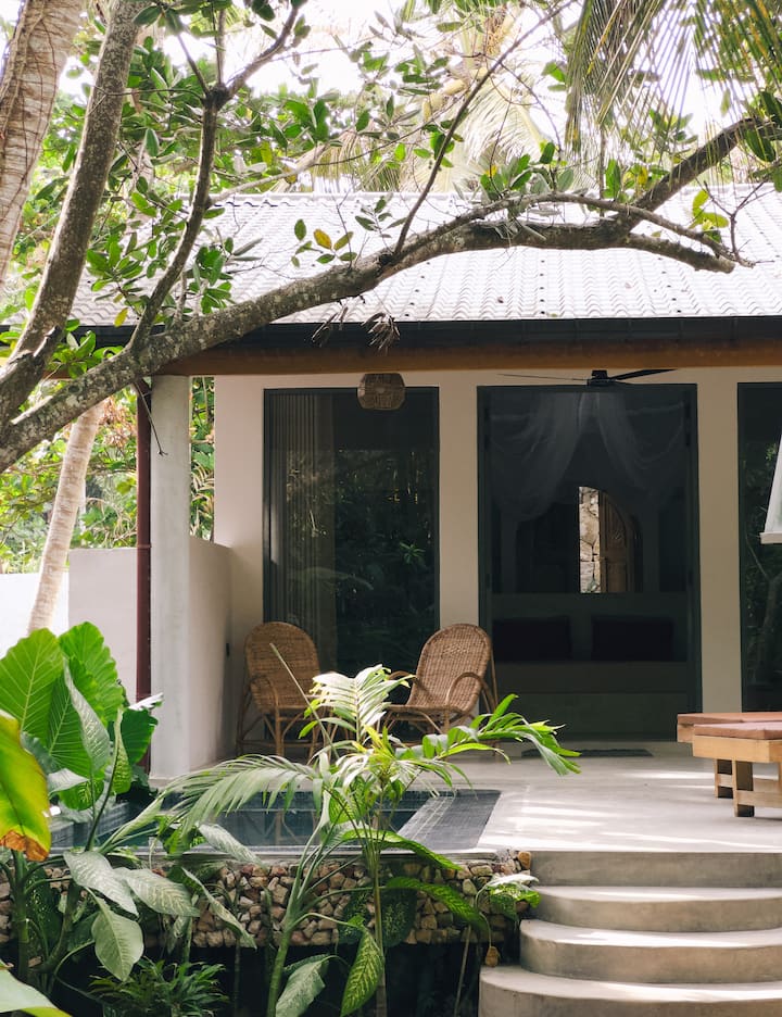 Jungle Pool Cabana 3 - Fully Renovated Oct 2025 - Hikkaduwa