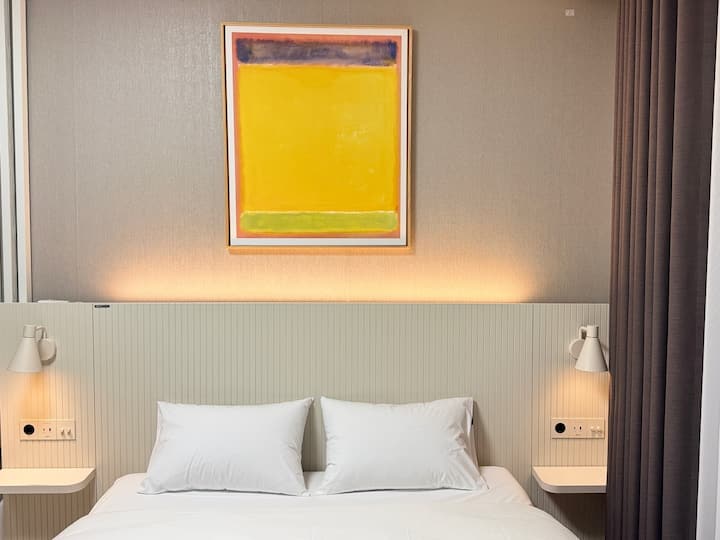 [Op1)5-1] 방3개 욕실2개,취사가능, 야외테라스에서 바다까지ㄷㄷ아울렛 도보5분 호텔 - Busan