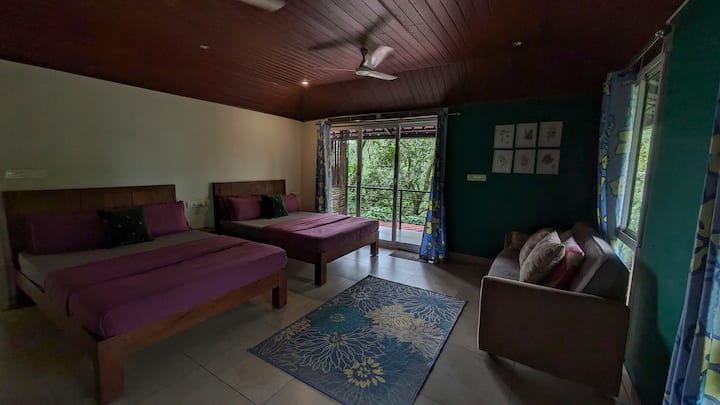 Balcony View - Room 4 At Little Flower Farms - Vagamon