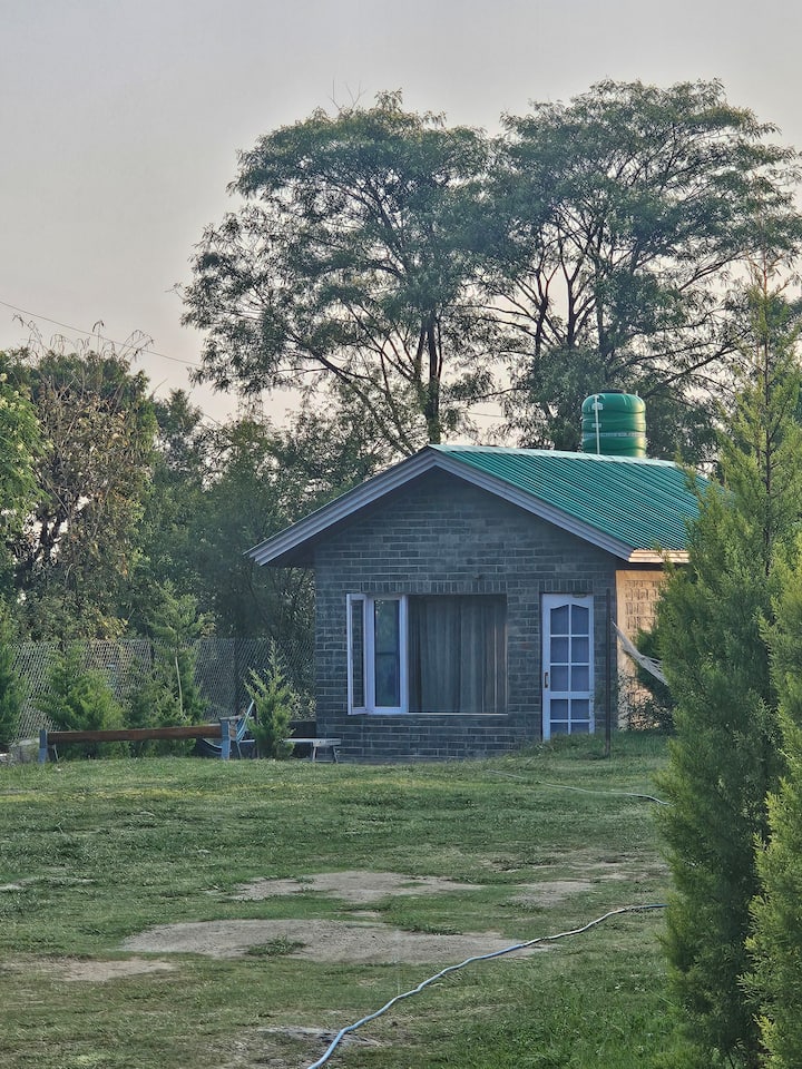 Anantham- 2 Separate Cottages-1bhks- Fenced Garden - Barot