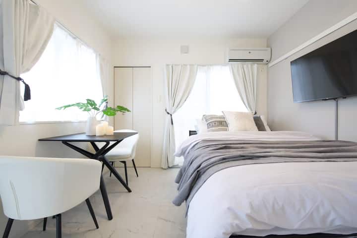 国際通り徒歩9分の好立地！空港からもアクセス良好！wi-fi完備/最大4名 Za251 - Naha