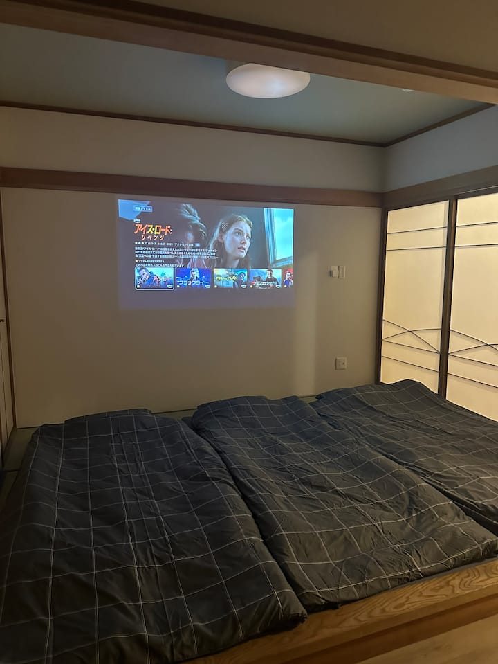6 Min From Jr Takasaki | Projector & Wifi | 10ppl - Takasaki