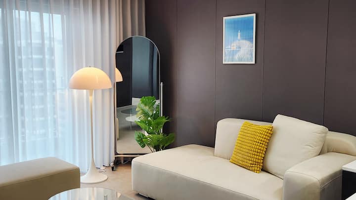 [Od4)25-5] 멋진 오션뷰! 감성 포토존 신상호텔, 이케아/롯데아울렛 도보5분 - Busan