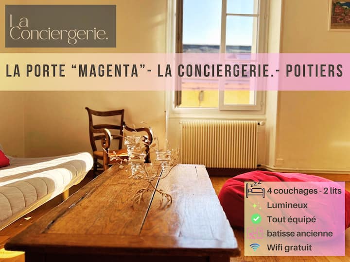 La Porte "Magenta"-poitiers Plein Centre - - Poitiers