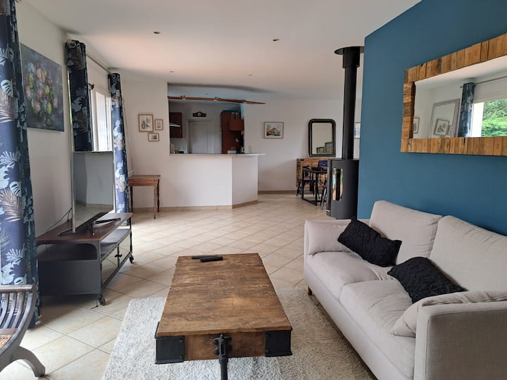 Maison Confortable, Dans Environnement Calme. - Biscarrosse