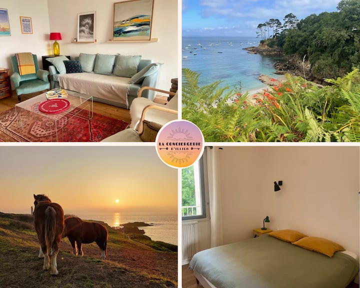 Logement Lumineux Proche Plage, Parking Et Wifi - Plougonvelin