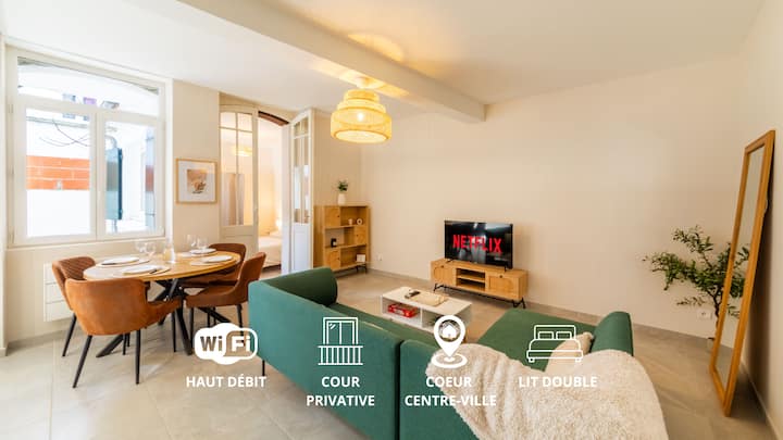 Charmant Appartement-cour Privative-centre-ville - Agen