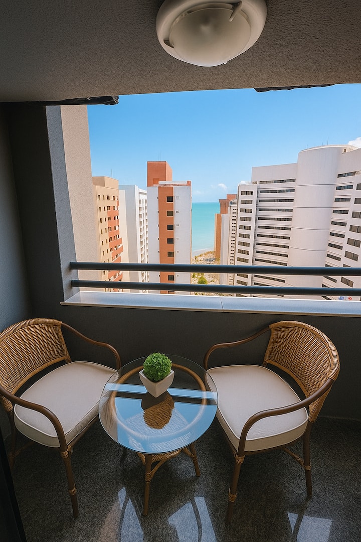 Flat  Vista Mar  Há "Dois Passos" Da Beira Mar - Fortaleza