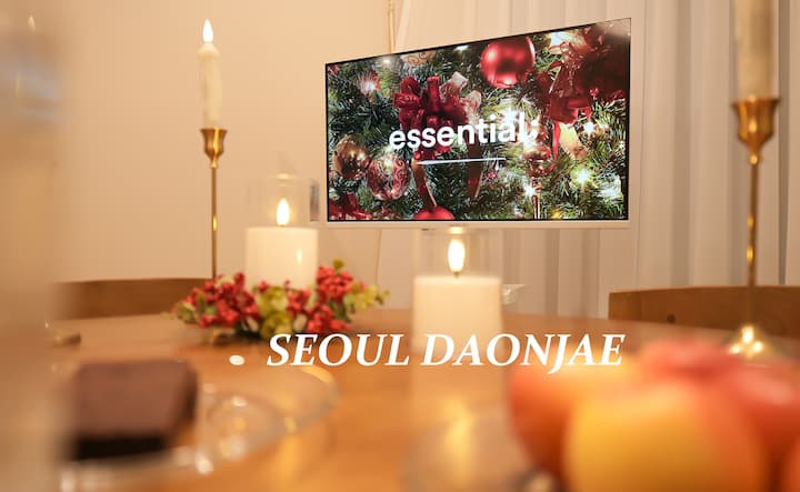 [New 할인]합정역 도보3분/홍대 /망원시장/한강/퀸침대3개/청결/무료짐보관/합법숙소 - Corée du Sud