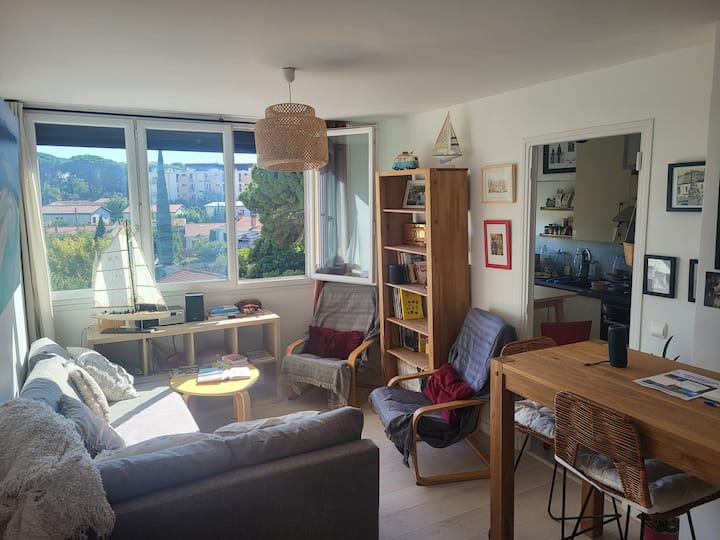 T3 Avec Belle Vue 2 à Pas Centre - Montpellier