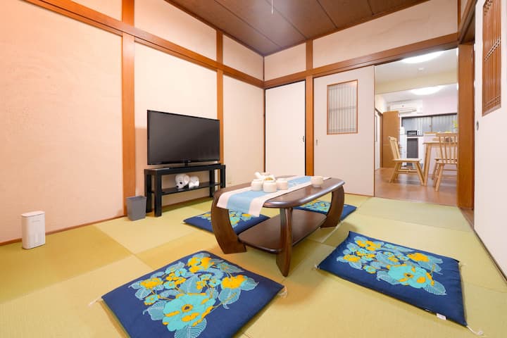 清风の泊清新和风距离三站可达难波，四站可达心斋桥，一线直达梅田，一线直达关西机场 ，奈良，京都很便利 - Osaka