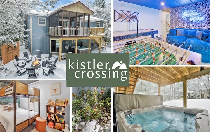 Holiday Winter Wonderland | Hottub, Sauna, Firepit - Tobyhanna, PA