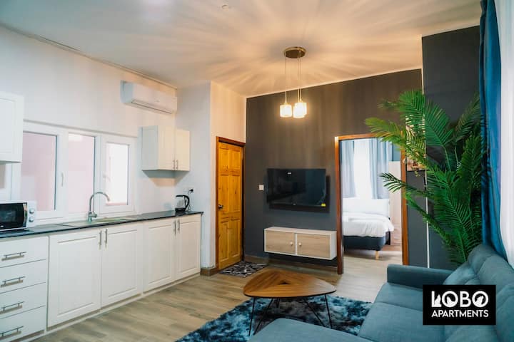 Cozy 1-bedroom Apt With Balcony & Wi-fi - Gambia