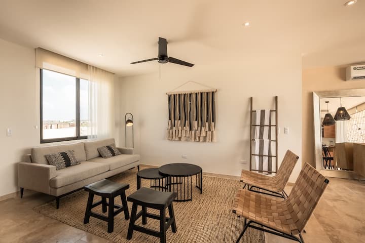 Departamento Espacioso Para Familias Modernas - Tulum