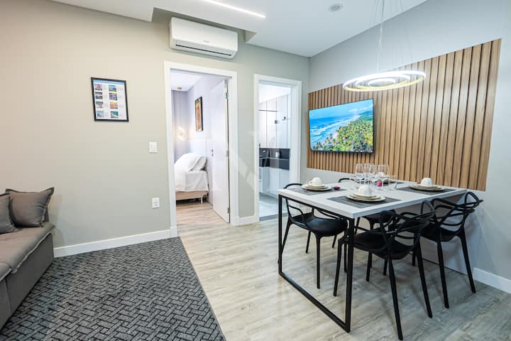 Flat Moderno A 3 Min Da Praia - Pôrto Belo