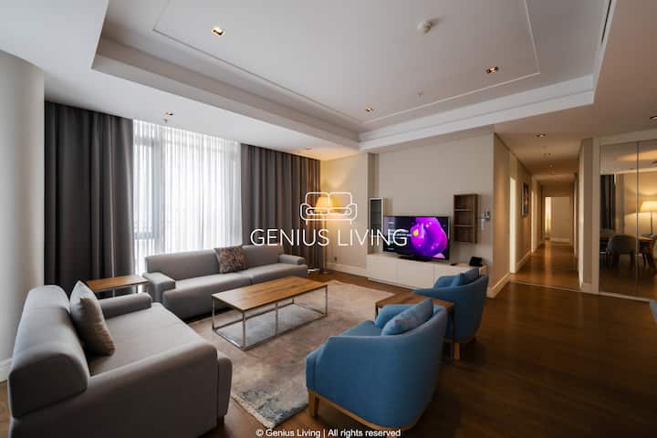 Elegant 3br Apartment | 2.5 Baths, Pool & Gym - İstanbul