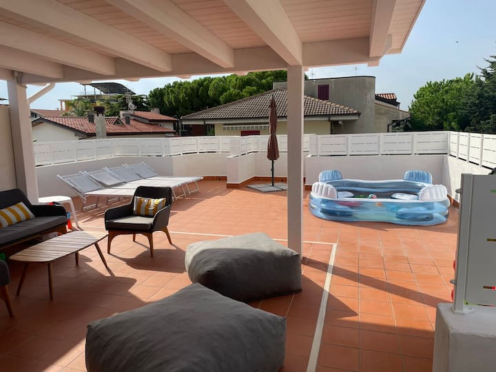 Una Terrazza A Pochi Passi Dal Mare. - Tortoreto