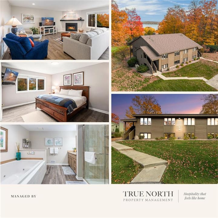 A-ga-ming Escape | Best Torch Lake Views + Golf - Torch Lake, MI