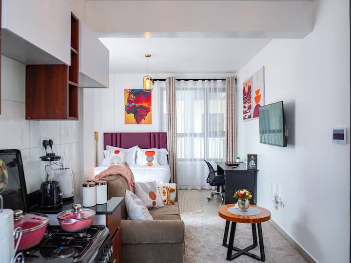 Studio |Ngongrd Nearjunction Mall+wifi +Workdesk - Nairobi