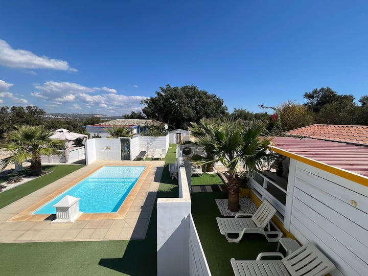 Mobile Home (Jaune) Tout Confort Avec Piscine - Albufeira