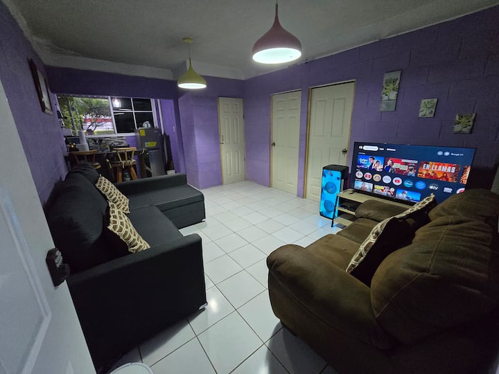 Apartamento Con Su Propio Cine 100pulgadas - Santa Ana